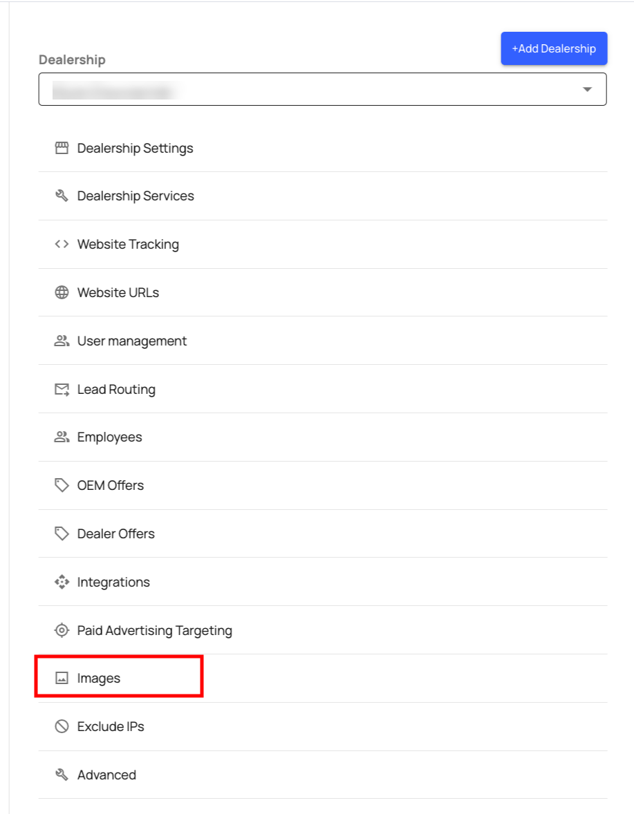 Dealership Level Settings: Images – Fullpath Help Center